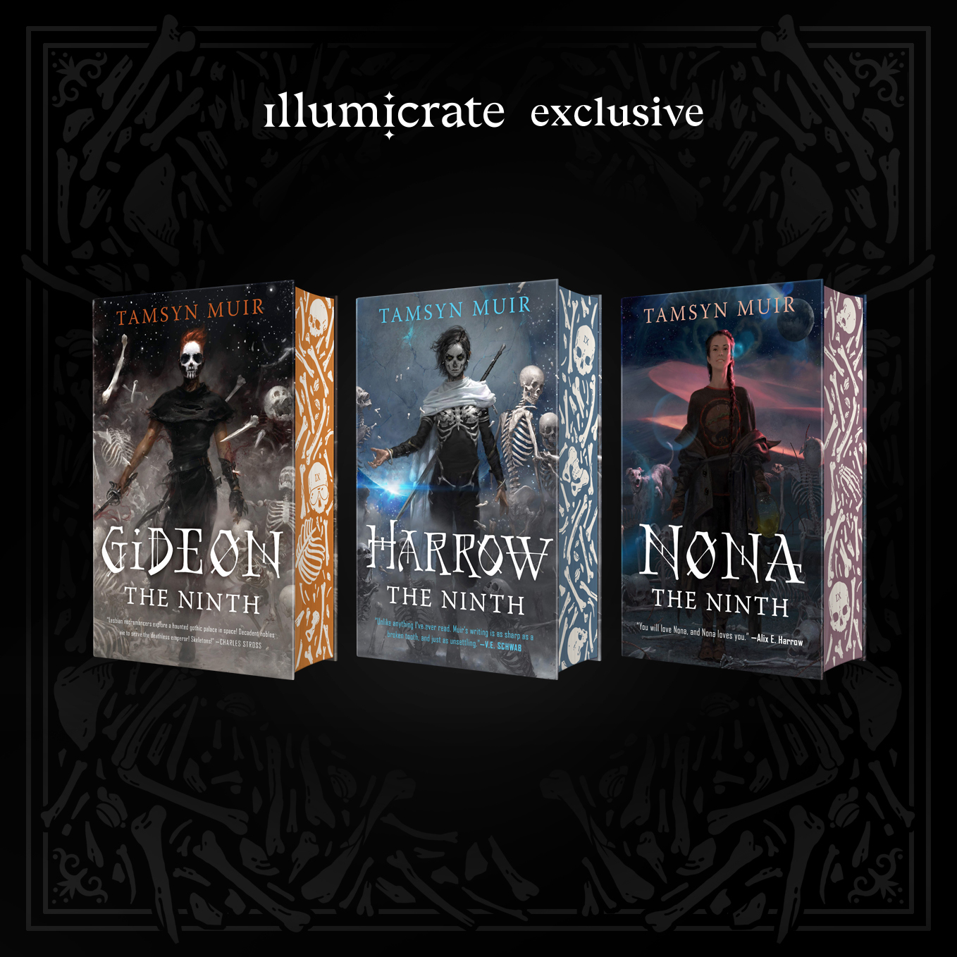 Illumicrate Exclusive The Locked Tomb Series 1 3 Illumicrate
